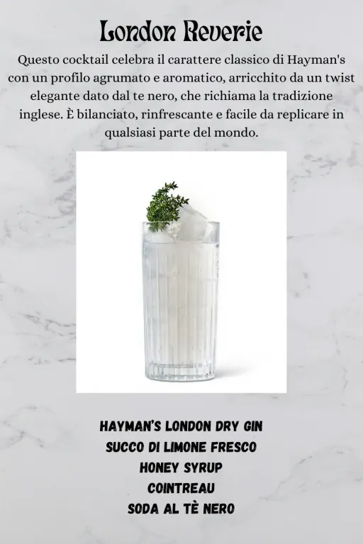 London Reverie Cocktail Recipe | Master Bartender