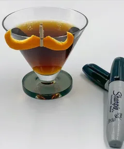 Sharpie Mustache AyA Cocktail Recipe | Discerning Drinker